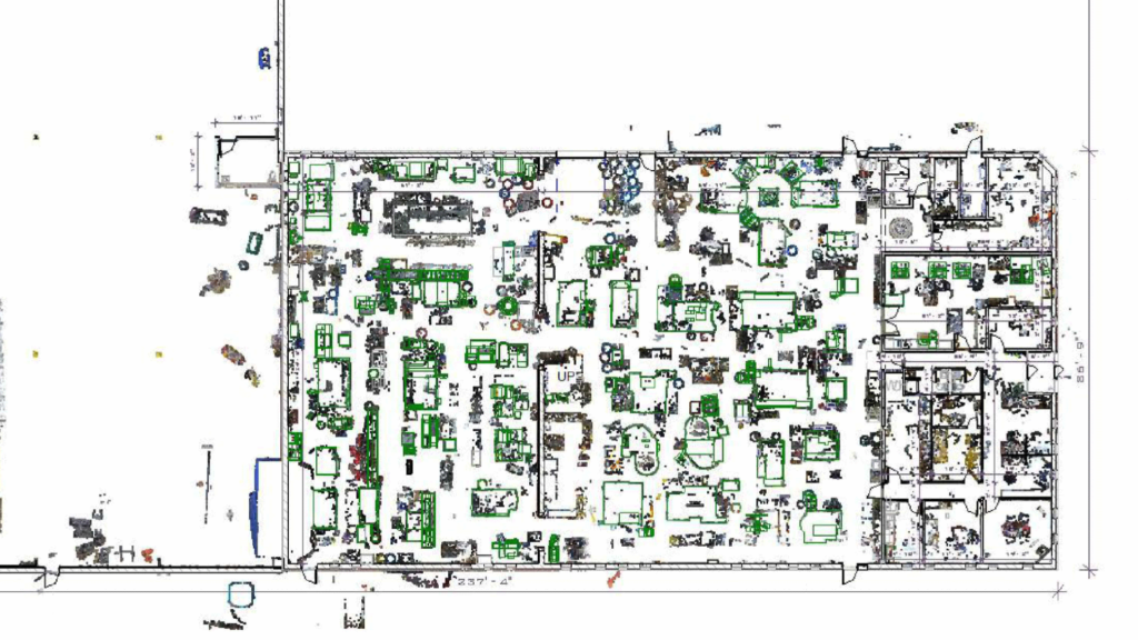 Plant Layout Plans Using 3D Laser Scans | Point3D Commercial Imaging